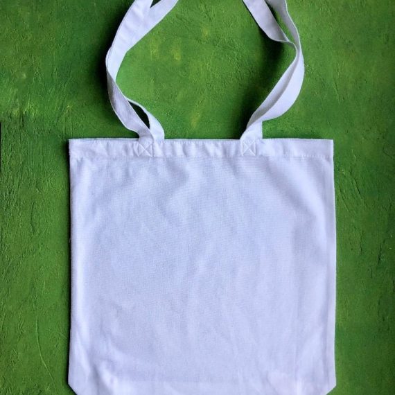 Small white canvas tote bags store